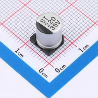 China High reliability aluminum electrolytic capacitor MT series chip type FH 8221LEM0810MT0001T for telecommunication for sale