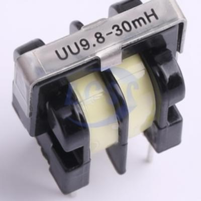 China Electronic line filter FH UU9.8-YH160265 with 30mH inductance and phenol bobbin ensuring noise filtering for sale