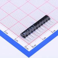 China Thick film network resistor FH A11-104JP featuring ceramic substrate and 1 eighth watt power rating for sale