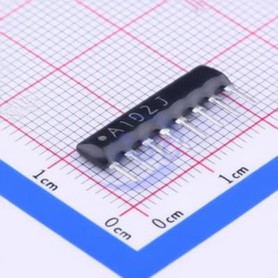 China Thick film network resistor FH A08-102JP miniature design featuring ceramic substrate and high reliability for sale