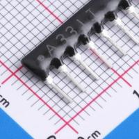 China Stable electrical capability miniature thick film network resistor FH A08-331JP with RoHS compliance for sale