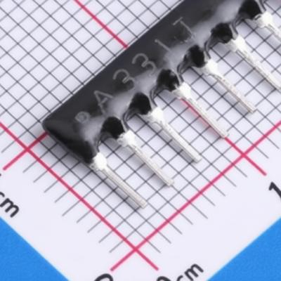 China Stable electrical capability miniature thick film network resistor FH A08-331JP with RoHS compliance for sale