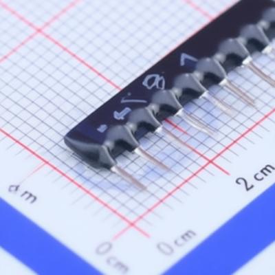 China miniature thick film network resistors FH A09-331JP with ceramic substrate and protection coating for sale