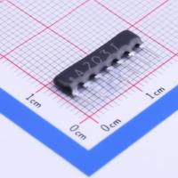 China Miniature high density thick film network resistor FH A07-203JP with lead free termination and RoHS compliant design for sale