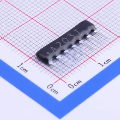 China Miniature high density thick film network resistor FH A07-203JP with lead free termination and RoHS compliant design for sale