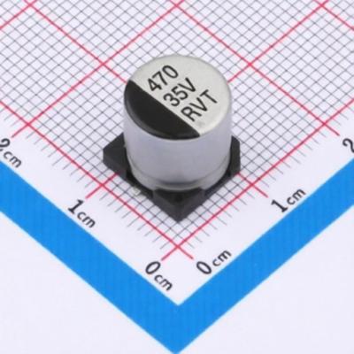 China V chip aluminum electrolytic capacitors FOLLON RVT1V471M1010 FVH series 35V470F 10 by 10.5 mm model for sale