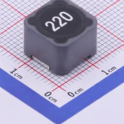 China Magnetic Component Mn Zn Ferrite Core with Polyurethane Coated Copper Wire GLE GCRH127M 220MC Inductors for sale