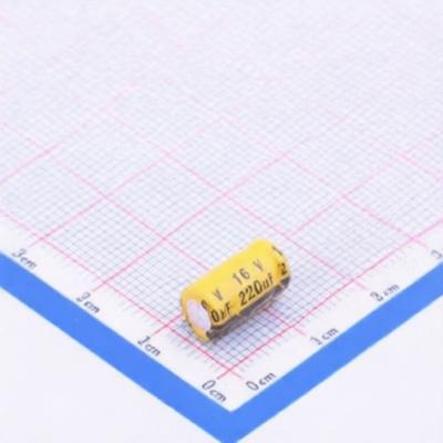 China Temperature resistant aluminum electrolytic capacitor Guangdong TOPAZ Elec Tech ECLJ0611221M016P00 for sale