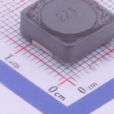 China Magnetic Component GLE GCRH124-220MC with Polyurethane Coated Copper Wire and Black Printing Surface for sale