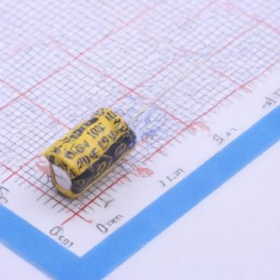 China Temperature resistant aluminum electrolytic capacitor Guangdong TOPAZ Elec Tech ECLJ0611100M101P00 for sale