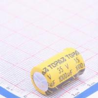 China Miniature Single Ended Aluminum Electrolytic Capacitors Guangdong TOPAZ Elec Tech ECLJ1321102M035P00 for sale