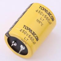 China Electrolytic Capacitor LF Series Radial Taping Guangdong TOPAZ Elec Tech ELT2W561M354500Y Aluminum Capacitors for sale