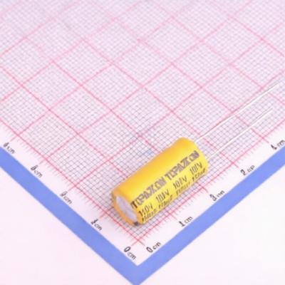 China Miniature capacitor Guangdong TOPAZ Elec Tech ELJ2A151M102000Y with proven load life and solderability test results for sale
