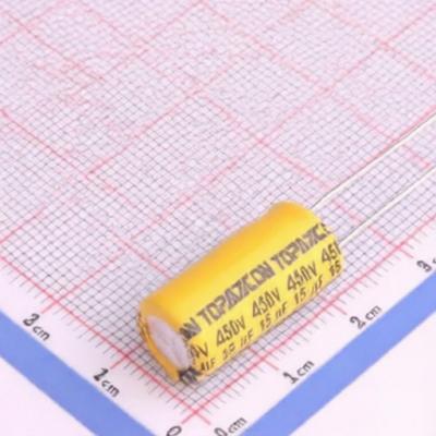 China RF Series Electrolytic Capacitor Guangdong TOPAZ Elec Tech ERF2W150M102100Y Aluminum 6.3V 0.1F Tolerance ±5 Percent for sale