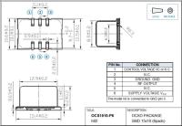 China Frequency stable compact OCXO unit HCI 5715S6-10.000G33HPNO sine wave output RoHS compliant telecom for sale