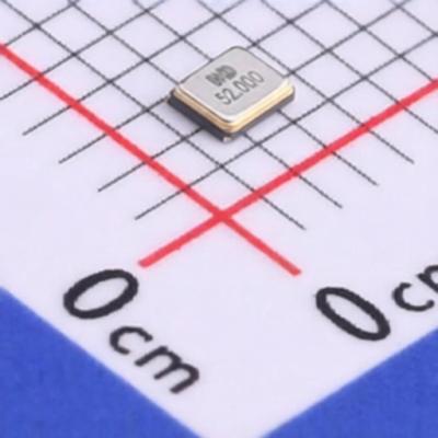 China Quartz crystal unit frequency 52 MHz SMD2016 4pads RoHS compliant HD 7D052000K01 resonator component for sale