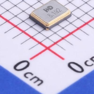 China Quartz crystal unit nominal frequency 8.192MHz HD 7B008192I01 SMD3225 4 pad resonator RoHS compliant for sale