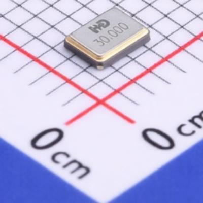 China RoHS Compliant 30MHz Quartz Crystal Unit SMD3225 4pads Oscillator Component HD 7B030000M01 Precision for sale