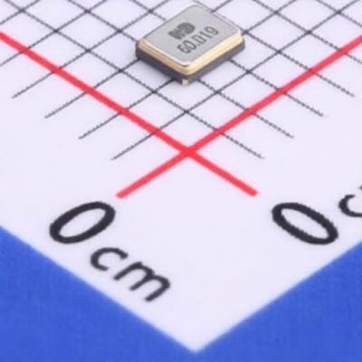 China Quartz crystal unit nominal frequency 60.019MHz RoHS compliant HD 7D060019F01 SMD2016 4pads for sale
