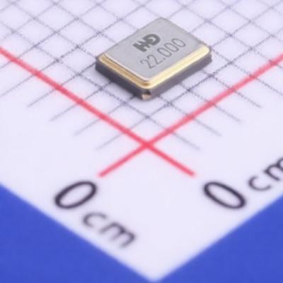 China SMD3225-4pads crystal resonator HD 7B022000R01 with 22MHz frequency and fundamental oscillation mode for sale