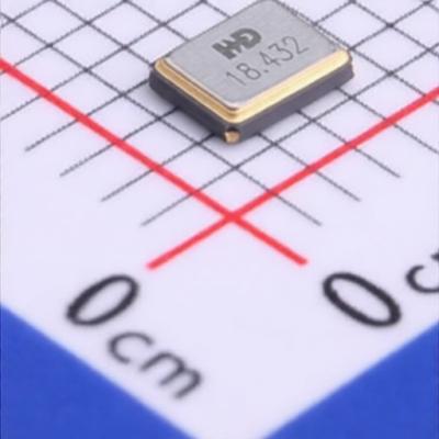 China 18.432MHz Frequency SMD3225 4pads Crystal Resonator HD 7B018432M01 for Electronic Oscillator Modules for sale