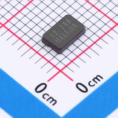 China Precision quartz crystal unit HELE X5H012288FI1H with 12.288000MHz nominal frequency and 7pF max shunt capacitance for sale