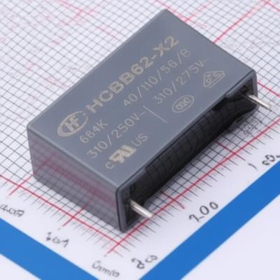 China Anti Interference Capacitors Metallized Polypropylene Film HONGFA HCBB62X2 Q3684K90C350 with Epoxy Resin Potting for sale