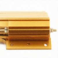 China Precision 200W Power Resistor Hongda RX24-200W-11R-F Gold Aluminum Shell High Durability Component for sale