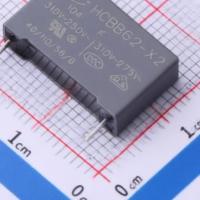 China Metallized Polypropylene Film Capacitors HONGFA HCBB62X2 Q3104K60C350 with Epoxy Resin Encapsulation for sale