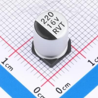China Durable electronic part Honor Elec RVT1C221M0810 designed for 110V power supply systems for sale