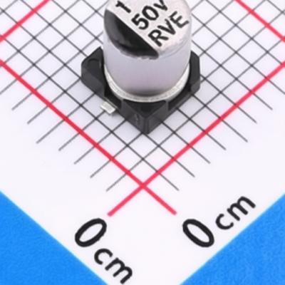 China Power storage and filtering capacitor Honor Elec RYRVE50V1UF4*5 designed for electronic applications for sale