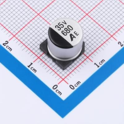 China Electronic components featuring Honor Elec GVE1V681M1010 resistors with multiple resistance values for sale