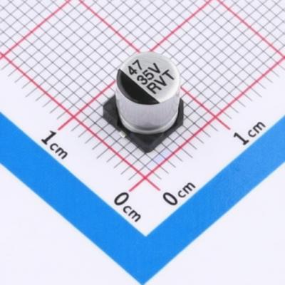 China Electronic capacitor Honor Elec RYRVT35V47UF6*7 with 6.3V voltage rating and wide capacitance options for sale