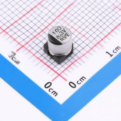 China Capacitor set Honor Elec RYRVE6.3V100UF5 5 pieces suitable for in electronic energy storage systems for sale