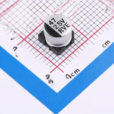 China Honor Elec RYRVE25V47UF6 5 capacitors providing wide voltage and capacitance options for electronics for sale