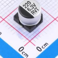 China capacitors Honor Elec RYRVT6.3V220UF6 5 designed to provide consistent capacitance and voltage stability for sale