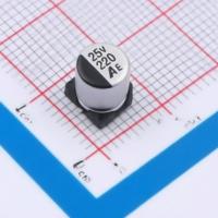 China Resistor components including Honor Elec GVE1E221M0607 offering varied resistance values for electronic uses for sale