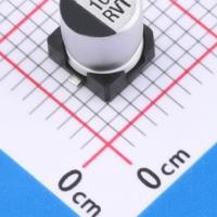 China Electronic capacitor components Honor Elec RYRVT10V100UF5*5 for diverse voltage and capacitance needs for sale