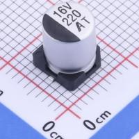 China Durable Surface Mount Aluminum Electrolytic Capacitor HRK GVT1C227M0608CNVC 16V 220uF for Electronics for sale