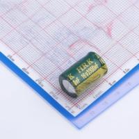 China Long term plugin aluminum electrolytic capacitor HRK CD2883381CM1320VFL with green sleeve gold marking for sale