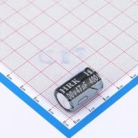 China Black Sleeve Plug-in Aluminum Electrolytic Capacitor HRK CD110476M2G1320VFL with Precise Capacitance for sale
