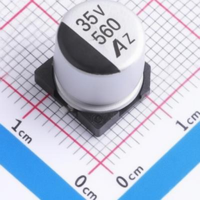 China Low ESR Aluminum Electrolytic Capacitor HRK GVZ1V567M1010CNVC with surface mount and long service life for sale