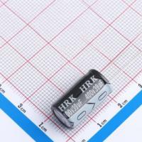 China General purpose plug in capacitor HRK CD110396M2G1021VFL with black sleeve and long term operation stability for sale