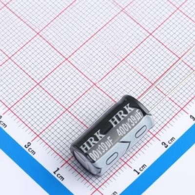 China General purpose plug in capacitor HRK CD110396M2G1021VFL with black sleeve and long term operation stability for sale