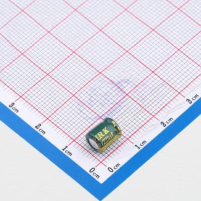 China High temperature aluminum electrolytic capacitor HRK CD2882271AM0607VFL with green sleeve and gold marking for sale