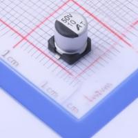 China Surface Mount Aluminum Electrolytic Capacitor 10uF 50V HRK GVT1H106M0506CNVC High Reliability for sale