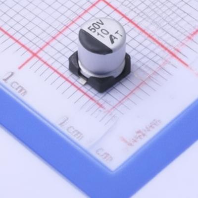 China Surface Mount Aluminum Electrolytic Capacitor 10uF 50V HRK GVT1H106M0506CNVC High Reliability for sale