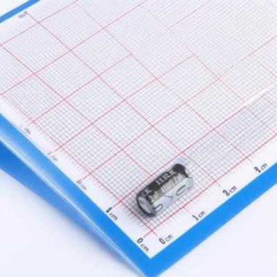 China plug-in aluminum electrolytic capacitor HRK CD110225M2G0612VFL 33uF 400V black sleeve white lettering for sale