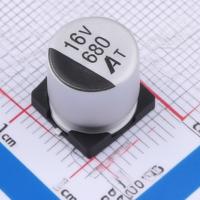 China Surface Mount Aluminum Electrolytic Capacitor HRK GVT1C687M1010CNVC 680uF 16V Suitable for PC Boards for sale
