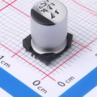 China Surface Mount Aluminum Electrolytic Capacitor HRK GVT1E477M0810CNVC 470uF 25V RoHS Compliant for sale